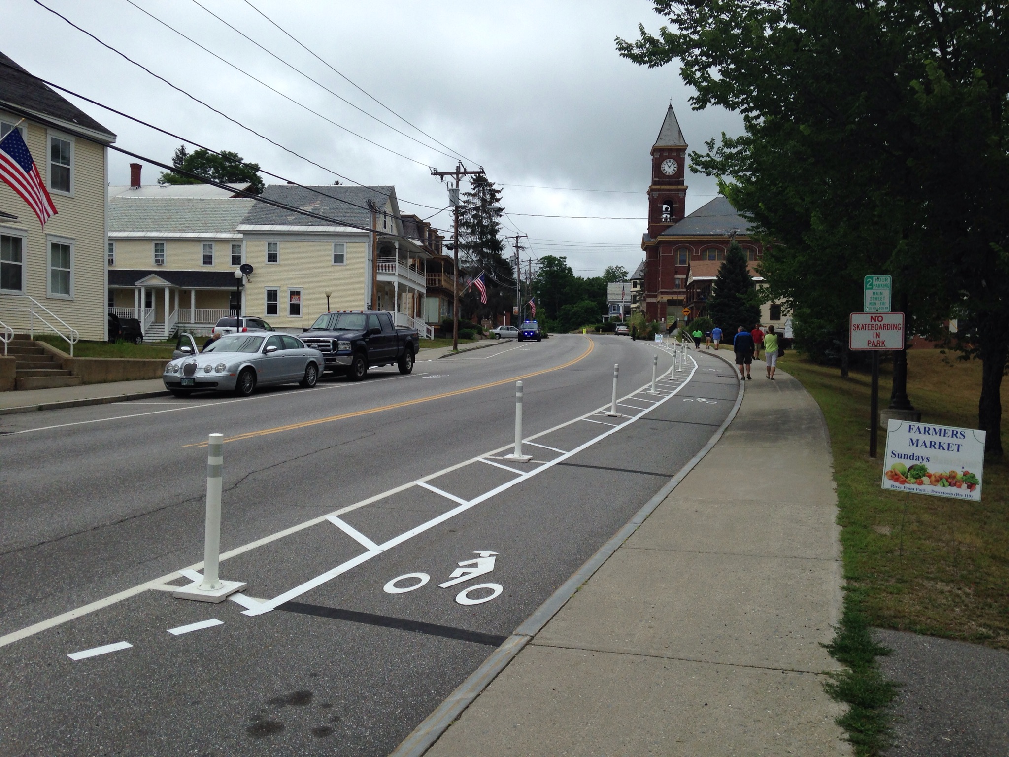 Temporary Bike Lane - Monadnock Alliance for Sustainable Transportation